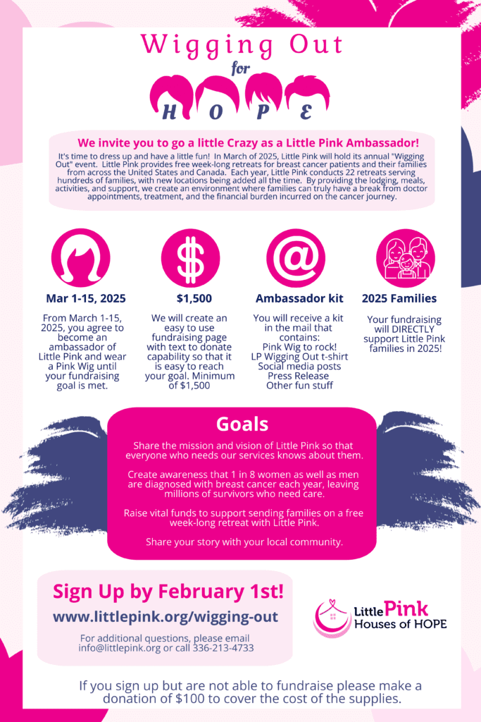 Wigging Out - Little Pink Houses of Hope